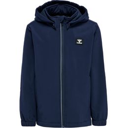 Hummel Sportjacke Jungen Gr&ouml;&szlig;e 110/116 dunkelblau / wei&szlig;