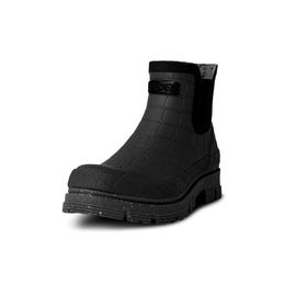 Woden Stiefeletten ' Liv Croco Waterproof ' Damen Gr&ouml;&szlig;e 39 schwarz Winterschuhe