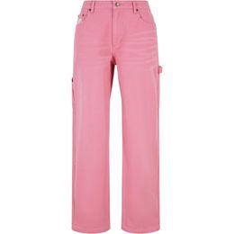 Karl Kani Jeans Damen Gr&ouml;&szlig;e 30/31 pitaya / wei&szlig;