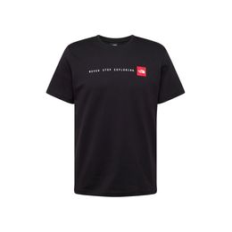 The North Face T-Shirt 'Never Stop Exploring' Herren Gr&ouml;&szlig;e XXL rot / schwarz / wei&szlig;