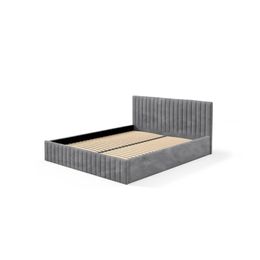 M&ouml;bel Kraft Polsterbett mit Bettkasten grau Ma&szlig;e (cm): B: 99 H: 90 &raquo; M&ouml;bel Kraft
