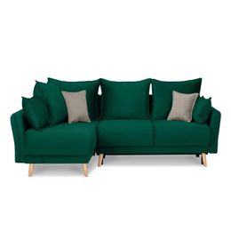 KONSIMO Ecksofa Belmos gr&uuml;n Ma&szlig;e (cm): B: 234 H: 100 &raquo; M&ouml;bel Kraft