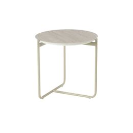 M&ouml;bel Kraft Beistelltisch beige Ma&szlig;e (cm): H: 50 &Oslash;: 50.0 &raquo; M&ouml;bel Kraft