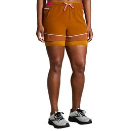 Brooks High Point 3 Inch 2-in-1 Short Damen