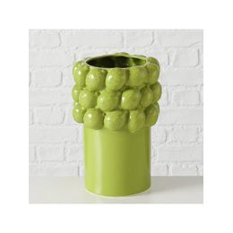 Boltze Vase ''Lime'' in Gr&uuml;n - (H)25,5 x &Oslash; 18 cm - 36% | Kerzen-vasen