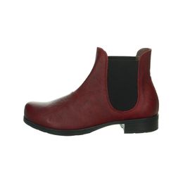 Think! Leder-Chelsea-Boots in Rot - 57% | Gr&ouml;&szlig;e 42 | Stiefeletten