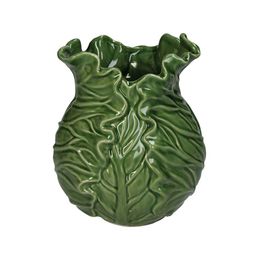 Kersten Vase ''Cabbage'' in Gr&uuml;n - (B)16,6 x (H)19,8 x (T)16,1 cm - 30% | Kerzen-vasen