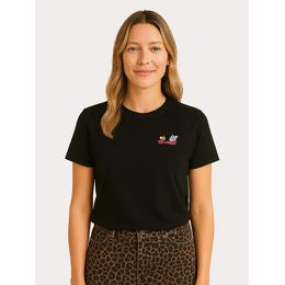 WOOOP Shirt "Tom and Jerry Classic Faces" in Schwarz - 62% | Gr&ouml;&szlig;e S | Damen-tops