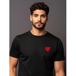 WOOOP Shirt in Schwarz - 54% | Gr&ouml;&szlig;e XL | Herren-plussize