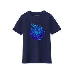 WOOOP Shirt "Sea flower" in Dunkelblau - 64% | Gr&ouml;&szlig;e 92 | Kinder-oberteile