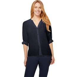 Heine Bluse in Dunkelblau - 62% | Gr&ouml;&szlig;e 40 | Damen-blusen