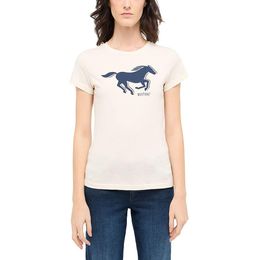 Mustang Shirt in Creme - 27% | Gr&ouml;&szlig;e L | Damen-tops