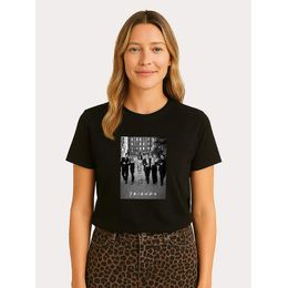 WOOOP Shirt "Friends Official TV Show Poster Graphic" in Schwarz - 57% | Gr&ouml;&szlig;e XL | Damen-tops