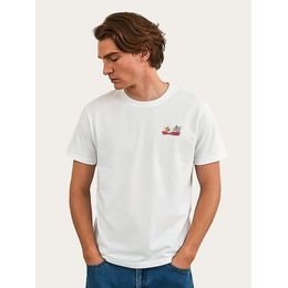 WOOOP Shirt "Tom and Jerry Classic Faces" in Wei&szlig; - 60% | Gr&ouml;&szlig;e M | Herren-plussize