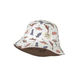 MaxiMo Hut "Dino" in Creme/ Braun - 45% | Gr&ouml;&szlig;e 51 cm | Baby-caps-huete