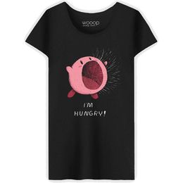 WOOOP Shirt "I'm Hungry" in Schwarz - 57% | Gr&ouml;&szlig;e S | Damen-tops