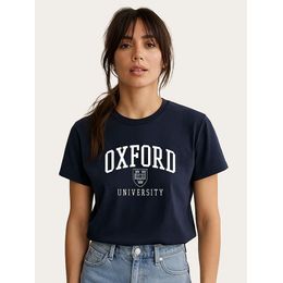 WOOOP Shirt "Oxford University" in Dunkelblau - 57% | Gr&ouml;&szlig;e L | Damen-tops