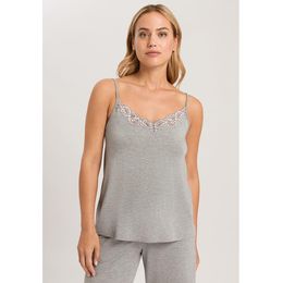 Hanro Pyjama-Oberteil in Grau - 75% | Gr&ouml;&szlig;e L | Damen-loungewear
