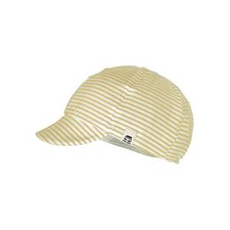 MaxiMo Cap "Streifen" in Gelb/ Creme - 29% | Gr&ouml;&szlig;e 47 cm | Baby-caps-huete