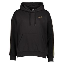 Puma Hoodie "Essentials Tape" in Schwarz - 61% | Gr&ouml;&szlig;e L | Damen-sweatshirts-jacken