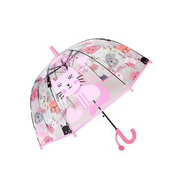 Le Monde du Parapluie Kinderschirm in Transparent/ Rosa - &Oslash; 71 cm - 57% | Kinder-regenschirme