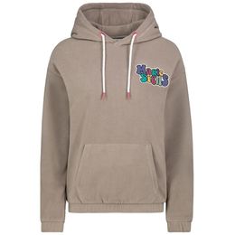 Sublevel Fleecehoodie in Hellbraun - 70% | Gr&ouml;&szlig;e M | Damen-sweatshirts-jacken