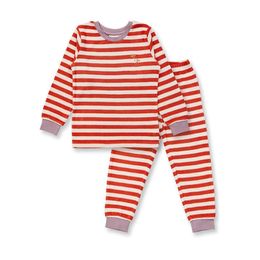 Sense Organics Pyjama "Long John" in Rot/ Mauve - 51% | Gr&ouml;&szlig;e 98 | Kinder-waesche