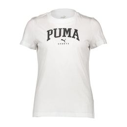 Puma Shirt "Squad" in Wei&szlig; - 46% | Gr&ouml;&szlig;e M | Damen-tops