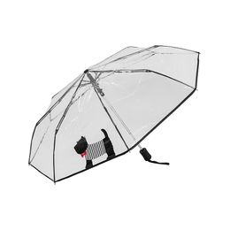 Susino Taschenschirm "Cute Dog" in Transparent/ Schwarz - &Oslash; 98 cm - 66% | Damen-regenschirme