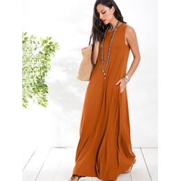 LA Angels Kleid in Cognac - 55% | Gr&ouml;&szlig;e S | Damen-kleider