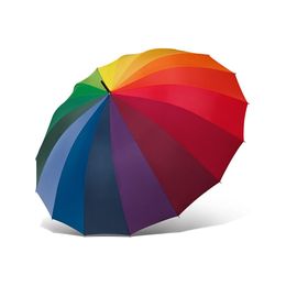 Happy Rain Stockschirm "Rainbow" in Bunt - &Oslash; 130 cm - 67% | Damen-regenschirme