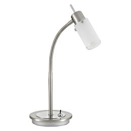 Just Light LED-Tischleuchte "Max" in Silber - (H)37 cm - 57% | Tischleuchten