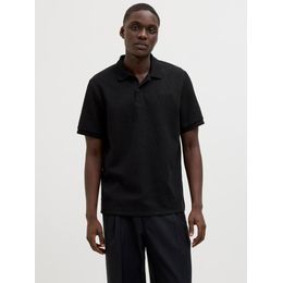 Jack & Jones Jack & Jones Poloshirt in Schwarz - 46% | Gr&ouml;&szlig;e L | Herren-plussize