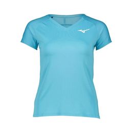Mizuno Trainingsshirt in Hellblau - 62% | Gr&ouml;&szlig;e L | Damen-tops