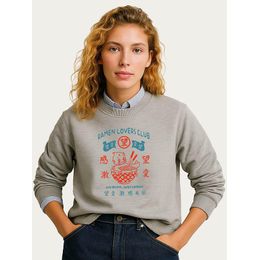 WOOOP Sweatshirt "Torc Ramen Lovers Club" in Grau - 54% | Gr&ouml;&szlig;e L | Damen-sweatshirts-jacken