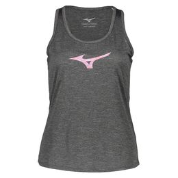 Mizuno Top "Impulse Core" in Grau - 57% | Gr&ouml;&szlig;e M | Damen-tops