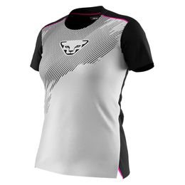 Dynafit Trainingsshirt "DNA" in Wei&szlig;/ Schwarz - 37% | Gr&ouml;&szlig;e L | Damen-outdoor-tops-shirts
