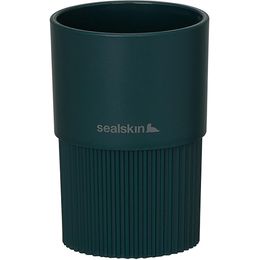 Sealskin Zahnputzbecher "Brave" in Petrol - (H)11 x &Oslash; 7,5 cm - 31% | Badezimmer-accessoires