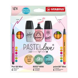 Stabilo Stifte-Set "Stabilo Pastellove" - 18 St&uuml;ck - 11% | Schulzubehoer