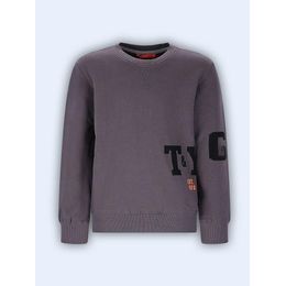 Tygo & Vito Sweatshirt "Siebe" in Grau - 57% | Gr&ouml;&szlig;e 110/116 | Kinder-sweatshirts-jacken