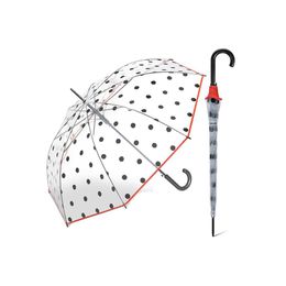 Le Monde du Parapluie Stockschirm in Transparent/ Schwarz - &Oslash; 95 cm - 61% | Damen-regenschirme