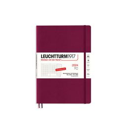 LEUCHTTURM1917 Monatsplaner in Bordeaux - (B)17,8 x (H)25,4 cm, DE - 49% | Buero-schulbedarf
