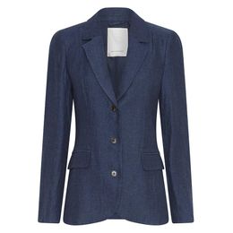MOSS COPENHAGEN Leinen-Blazer in Dunkelblau - 46% | Gr&ouml;&szlig;e L | Damenjacken