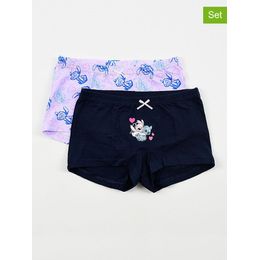 Lilo and Stitch Lilo & Stitch 2er-Set: Pantys "Lilo & Stitch" in Lila/ Dunkelblau - 37% | Gr&ouml;&szlig;e 98/104 | Kinder-waesche