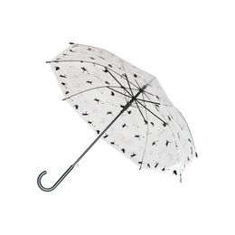 Le Monde du Parapluie Stockschirm in Transparent/ Schwarz - &Oslash; 90 cm - 61% | Damen-regenschirme