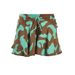 BLE Shorts in Hellbraun/ T&uuml;rkis - 41% | Gr&ouml;&szlig;e M/L | Shorts