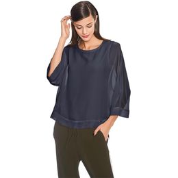 Heine Bluse in Dunkelblau - 46% | Gr&ouml;&szlig;e 40/42 | Damen-blusen