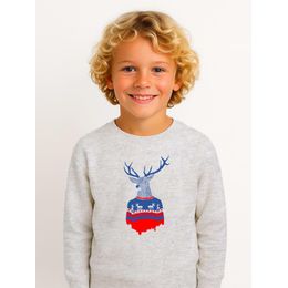 WOOOP Sweatshirt "Winter pullover" in Grau - 59% | Gr&ouml;&szlig;e 140 | Kinder-sweatshirts-jacken