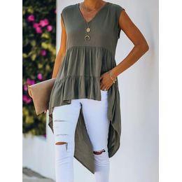 Milan Kiss Top in Khaki - 68% | Gr&ouml;&szlig;e S | Damen-tops