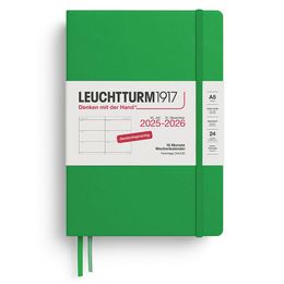 LEUCHTTURM1917 Wochenkalender in Gr&uuml;n - A5, DE - 10% | Buero-schulbedarf